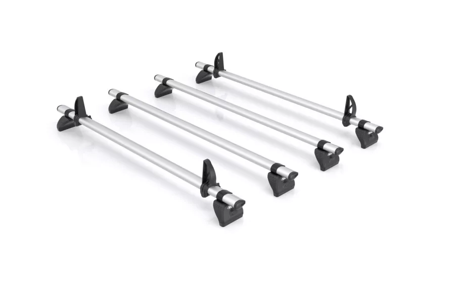 VW T6 2015 to 2023 - 4 Bar Rhino KammBar Pro Roof Rack Plus 4 Load ...